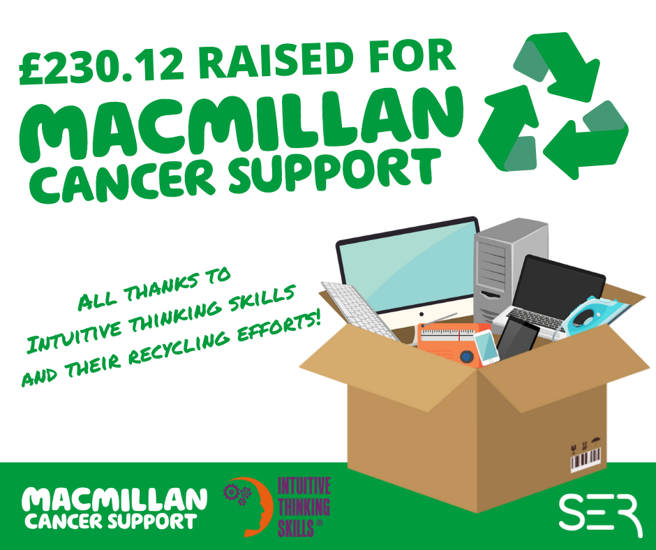 Raising Money for Macmillan by Recycling old Tech! - Intuitive Thinking ...
